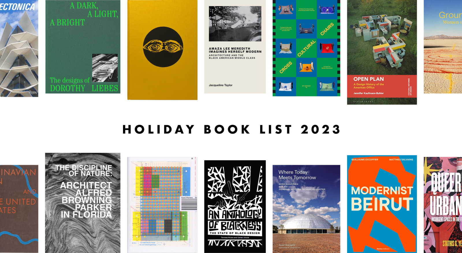 2023 Holiday Book List - Docomomo