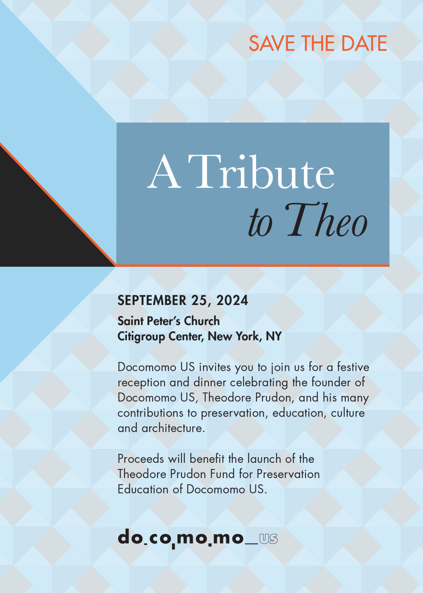 A Tribute to Theo - Docomomo