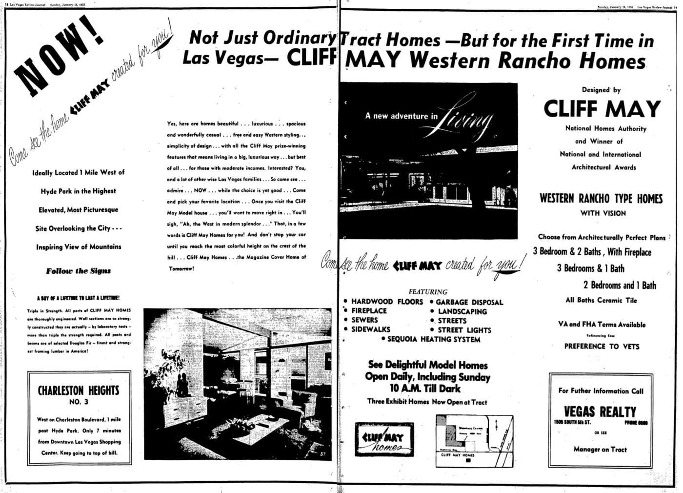 Cliff May’s Las Vegas Western Ranchos - Docomomo